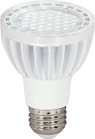 (Case of 12) Satco S8922 7 Watt (50 Watt) 435 Lumens PAR20 LED Neutral ...