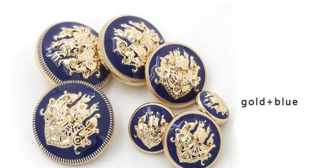 Amazon.com: JUNHAO 20 Pieces Metal Blazer Button Set - Stylish Buttons ...