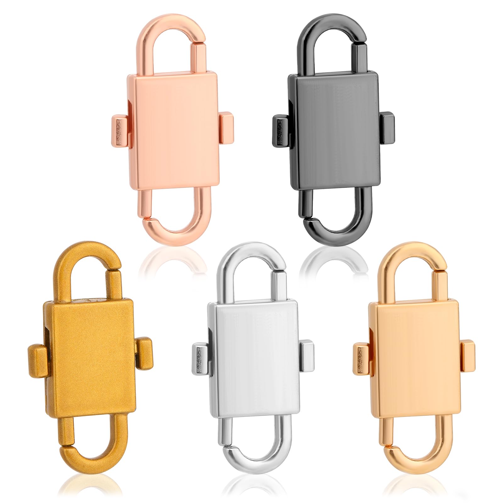 Amazon.com: 5 Pcs Zipper Locks Anti Theft Zipper Clips Side-Opening ...