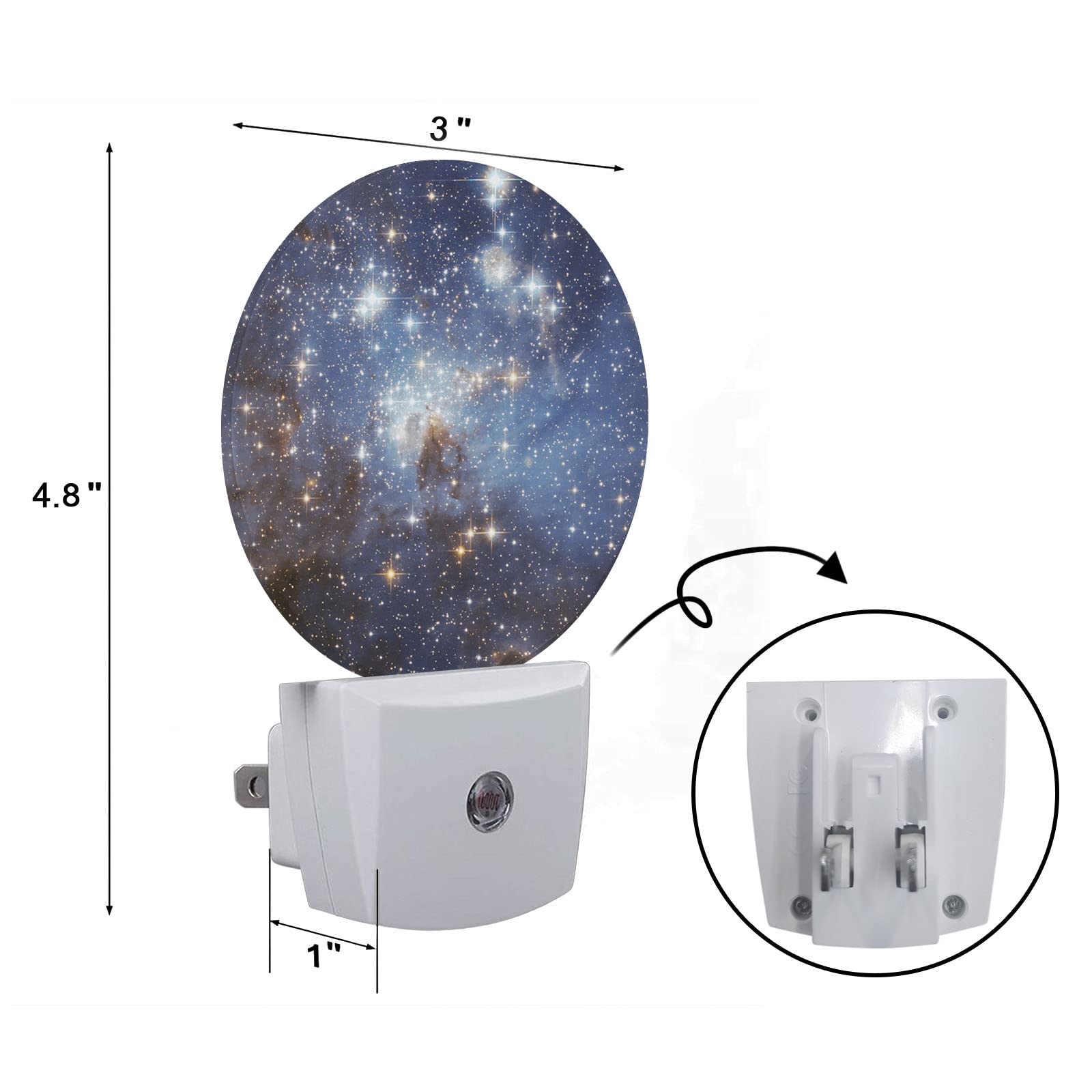 Snapklik.com : Starry Sky Night Light Plug Into Wall Stars Shine ...