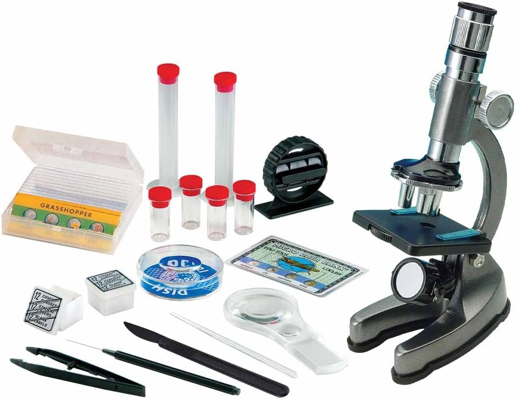 Edu Science 4036 Die Cast Microscope : Amazon.co.uk: Business, Industry ...