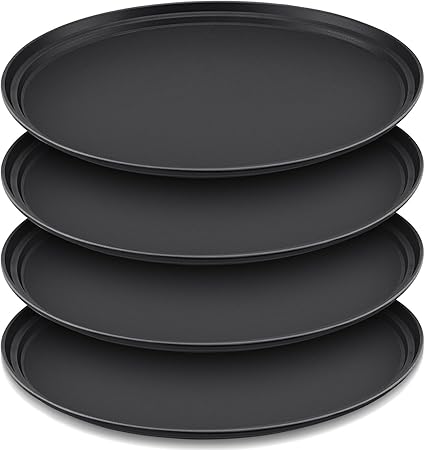 Amazon.com | FillTouch 4 Pcs Restaurant Serving Trays PP Plastic Non ...