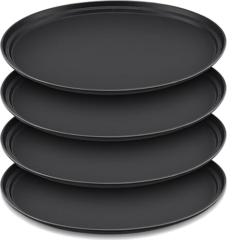 Amazon.com | FillTouch 4 Pcs Restaurant Serving Trays PP Plastic Non ...
