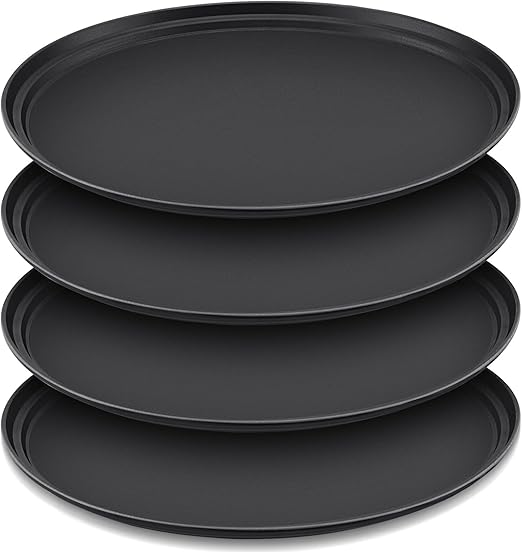 Amazon.com | FillTouch 4 Pcs Restaurant Serving Trays PP Plastic Non ...