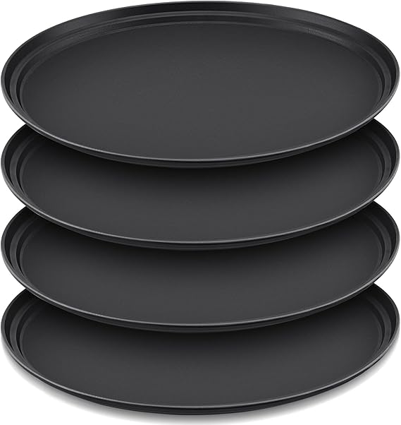 Amazon.com | FillTouch 4 Pcs Restaurant Serving Trays PP Plastic Non ...