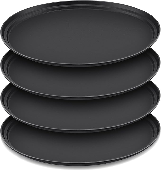 Amazon.com | FillTouch 4 Pcs Restaurant Serving Trays PP Plastic Non ...