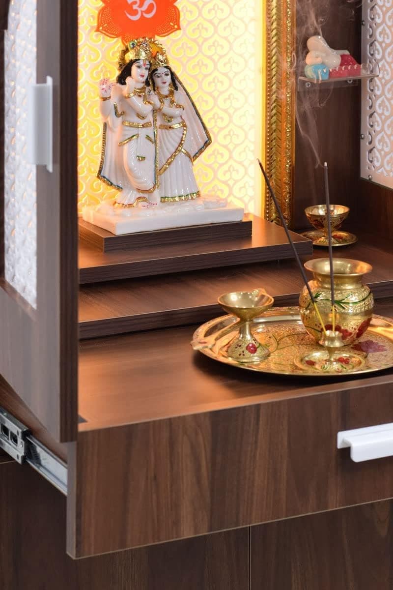 Temple Cabinet Wooden Temple From Auspicious Sevan Wood, New Jersey,