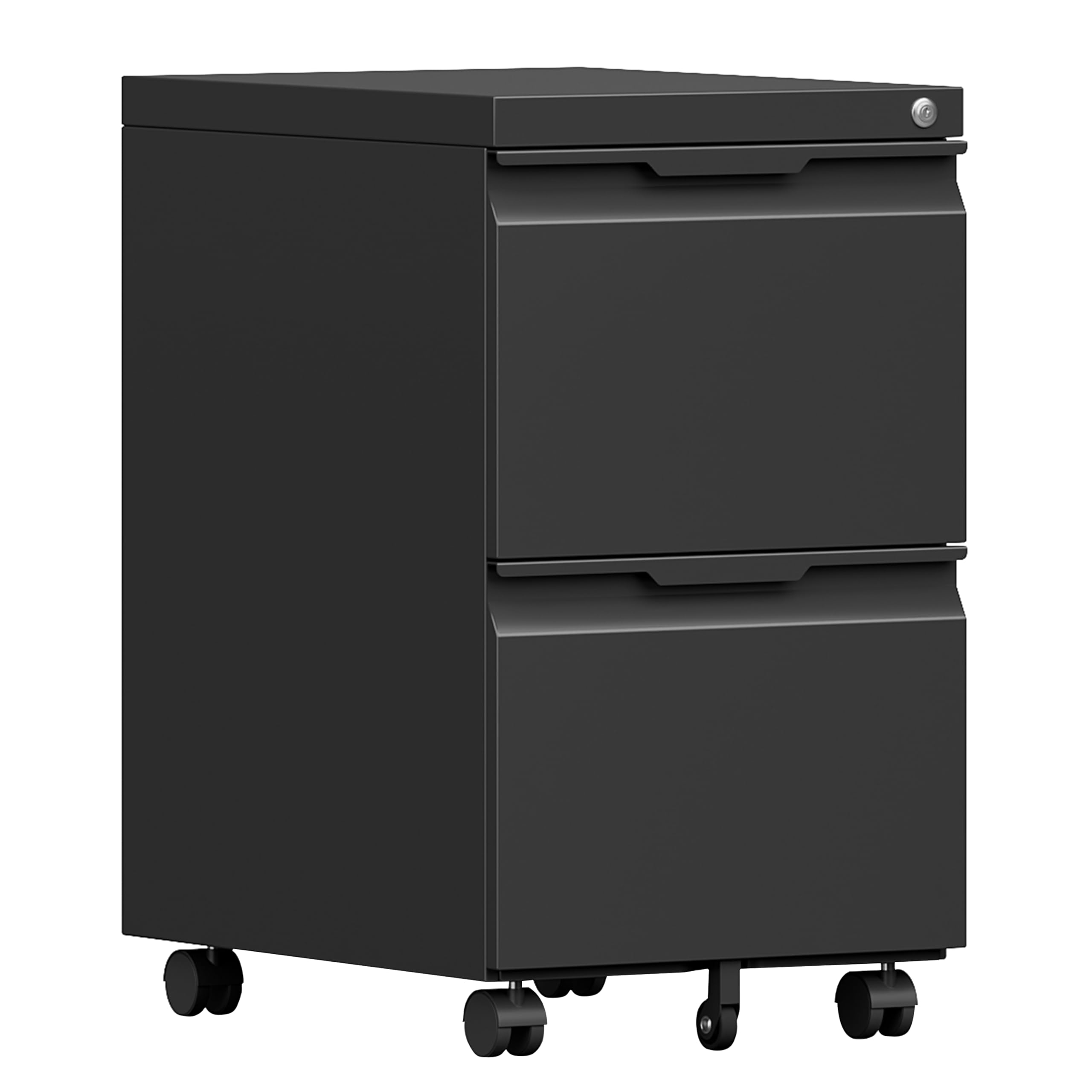 Amazon.com: 2 Drawer File Cabinet with Lock,Rolling Vertical File ...