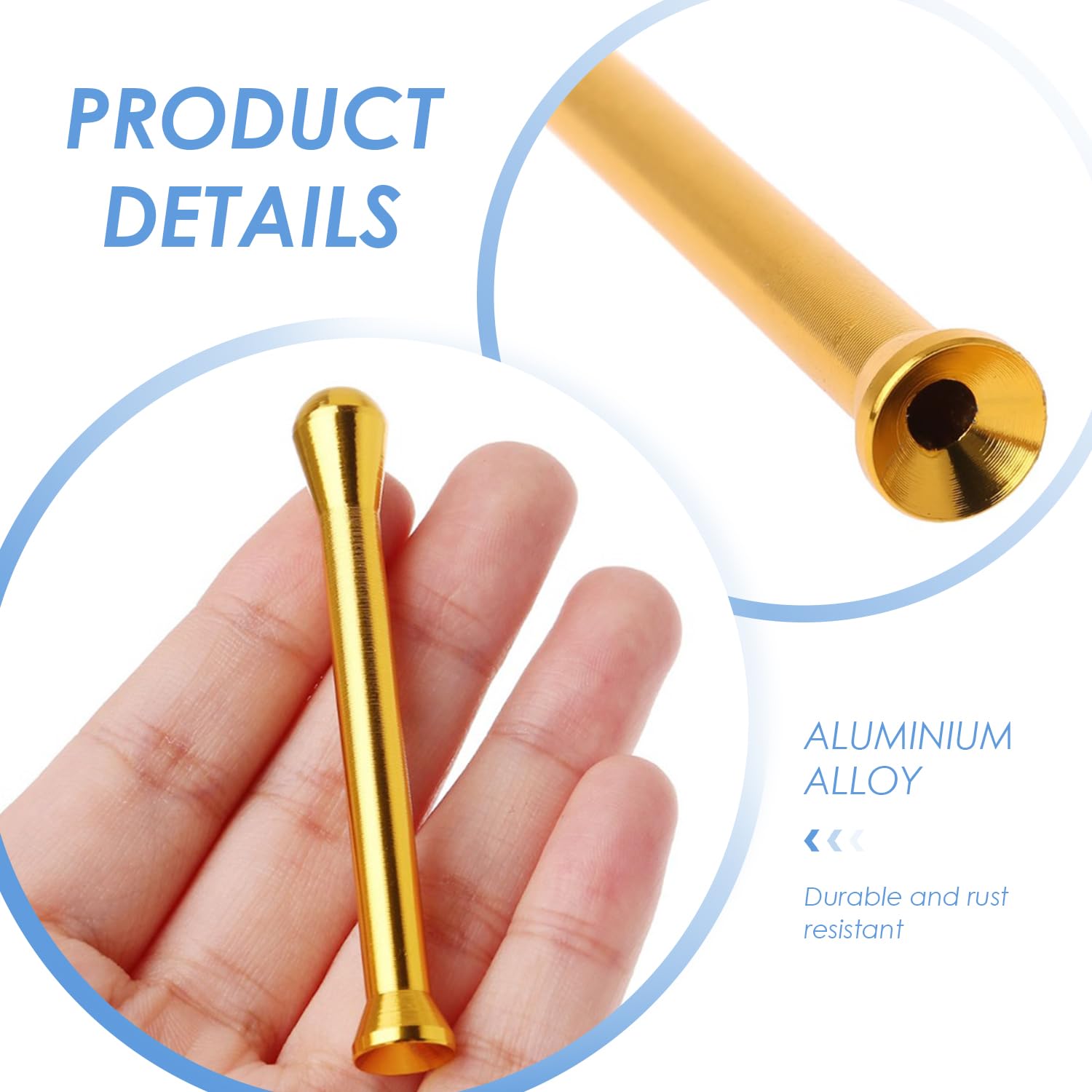 8 Pieces of Drawing Tubes, Portable Drawing Tubes, Metal Drawing Tubes ...
