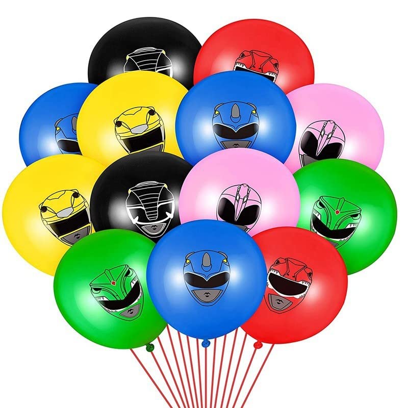Power Rangers Birthday Balloon Power Rangers Theme Birthday Balloon Set ...