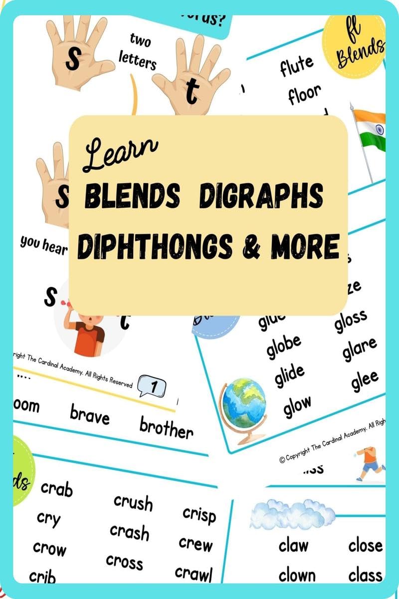 Learn Blends Digraphs Diphthongs And More Consonants And Vowel Digraphs ...