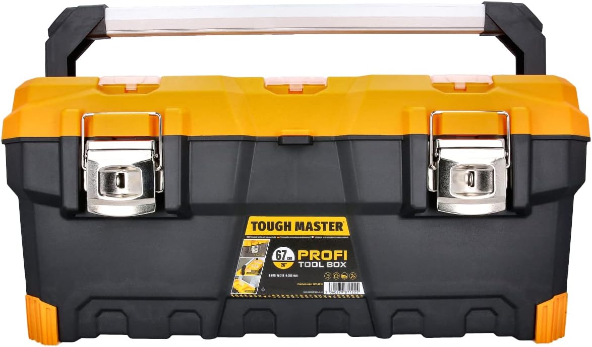 Tool Box 26" Inch 67cm With Tray Professional Toolbox With Compartment ...