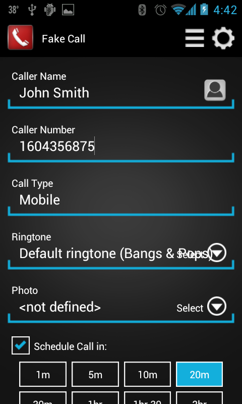 Fake Call & SMS - App on Amazon Appstore