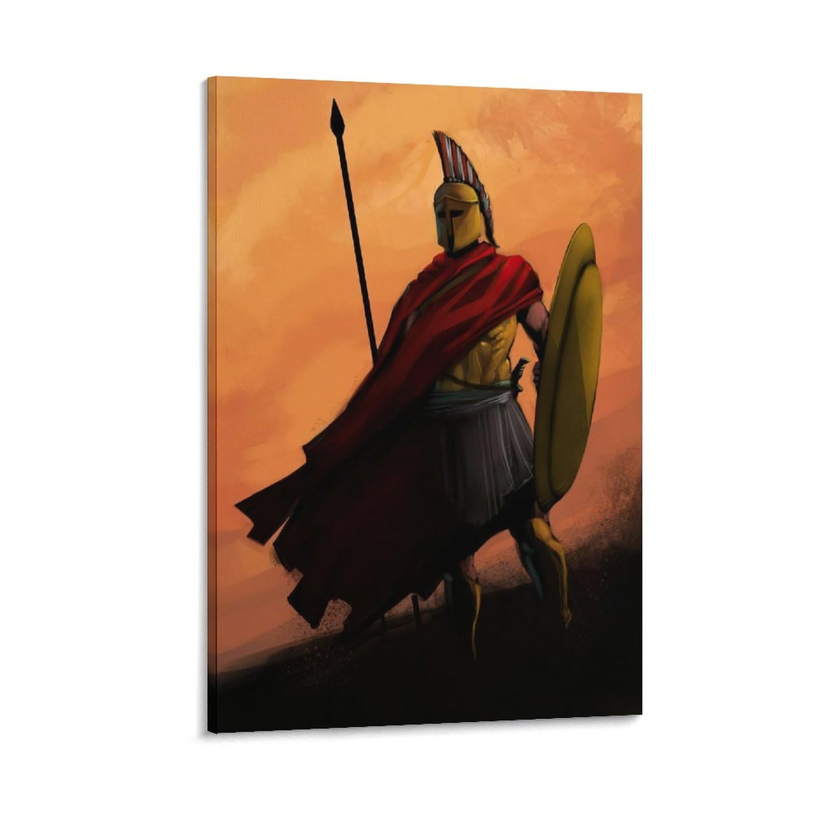 Spartan Warrior Painting Spartan Warrior Wall Art & Décor | Zazzle