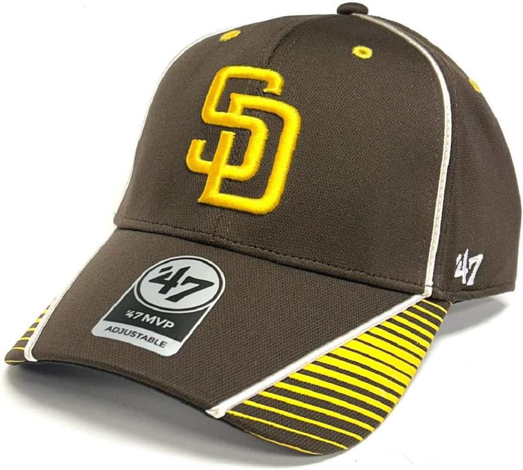 Amazon.com: 47 San Diego Padres MVP Radiate Brown Hat Cap Adult Men's ...