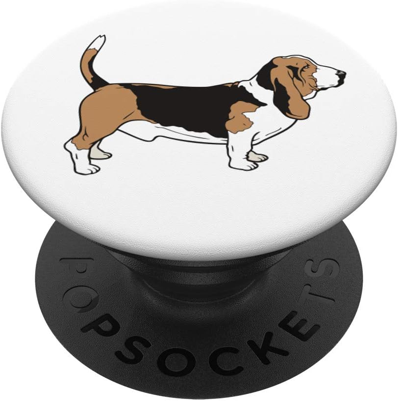 Amazon.com: Basset Hound Dog Animal Dogs Breed Pop Socket PopSockets ...