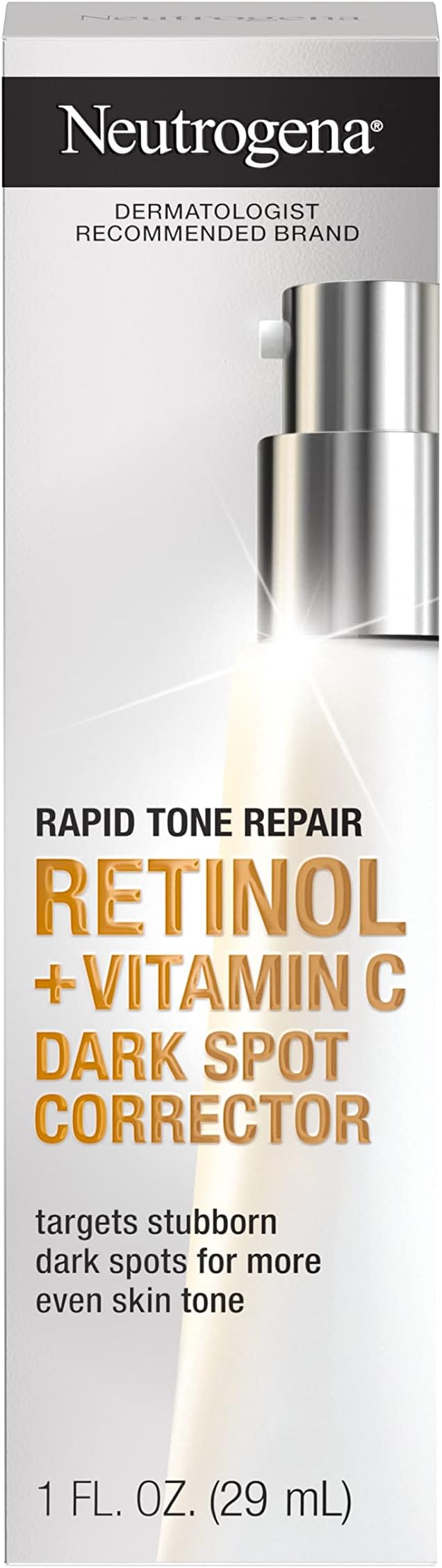 Amazon.com: Neutrogena Rapid Tone Repair Retinol + Vitamin C Dark Spot ...