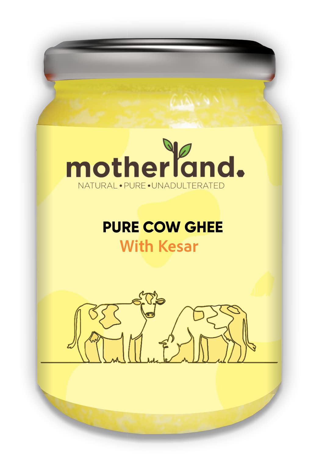 Buy Motherland 100% Natural Cow Ghee with Kesar | Quality Desi ghee ...
