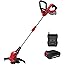 Amazon.com: PowerSmart String Trimmer, 20 Volt Lithium-Ion Cordless ...