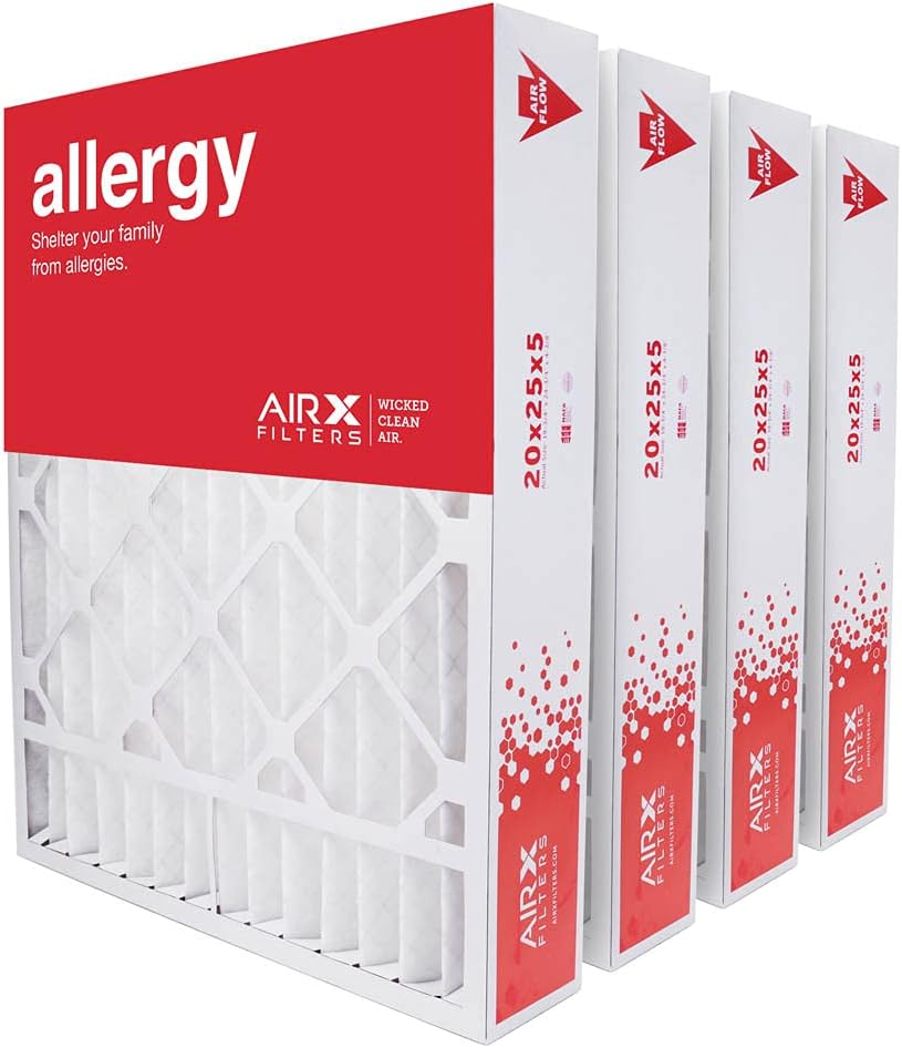 Honeywell FC100A1037 20"x4"x25" Merv 11 Filter Media, Pack of 5 - Media ...