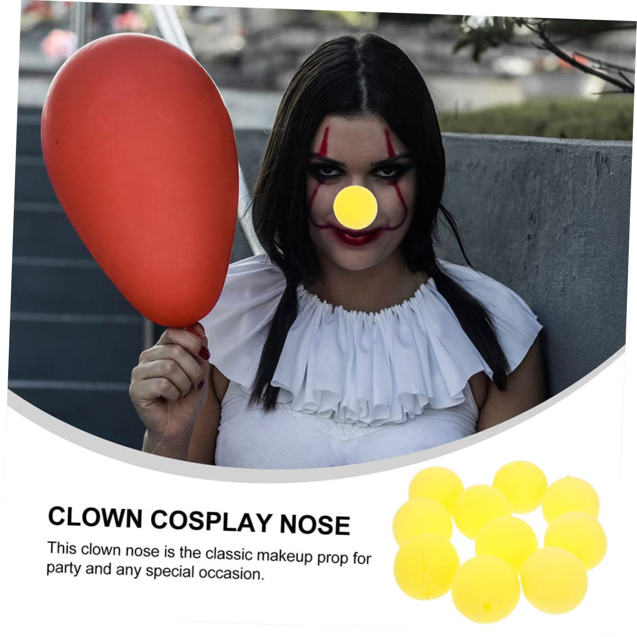 Cosplay Costume Nose Circus Clown Nose, Foam Clown Nose, Role Play Nose ...
