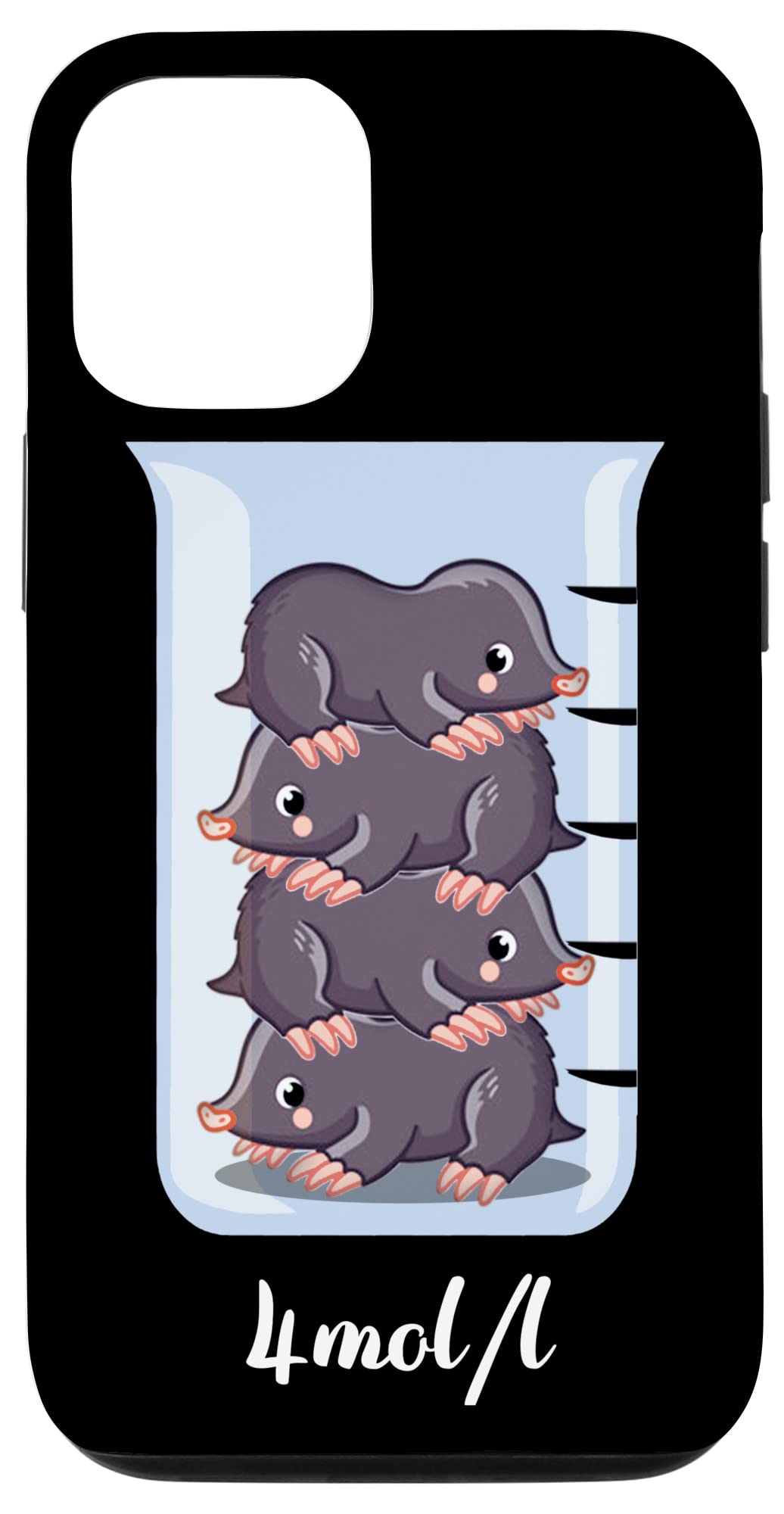 Mole Animal Cartoon Chemistry