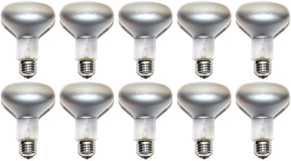 10 x 60WATT R63 PEARL REFLECTOR LAMP BULB ES SPOTLIGHT SCREW CAP ...