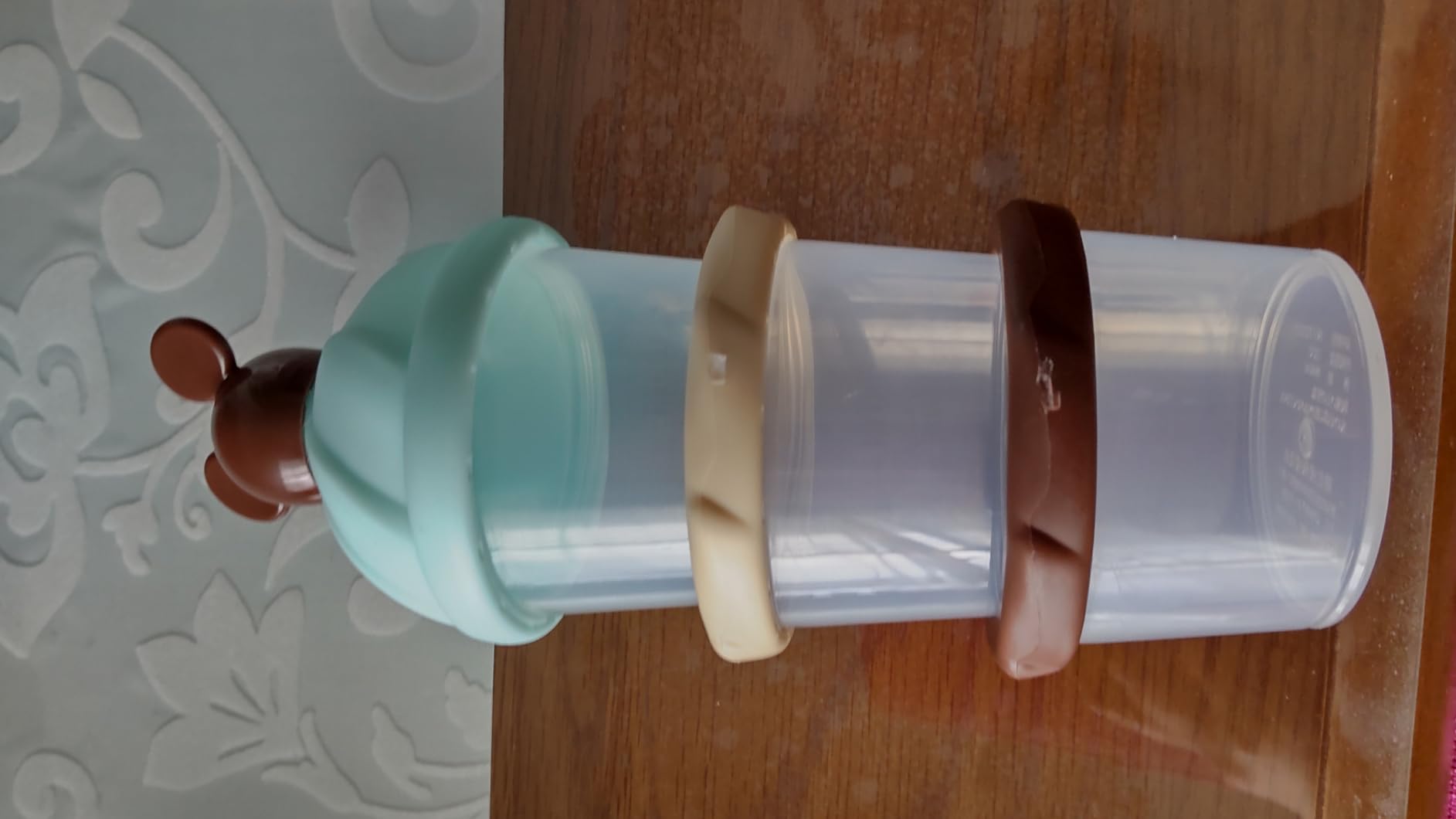 Amazon.co.jp: 錦化成 粉ミルクケース ミッキーマウス ミント : ベビー＆マタニティ