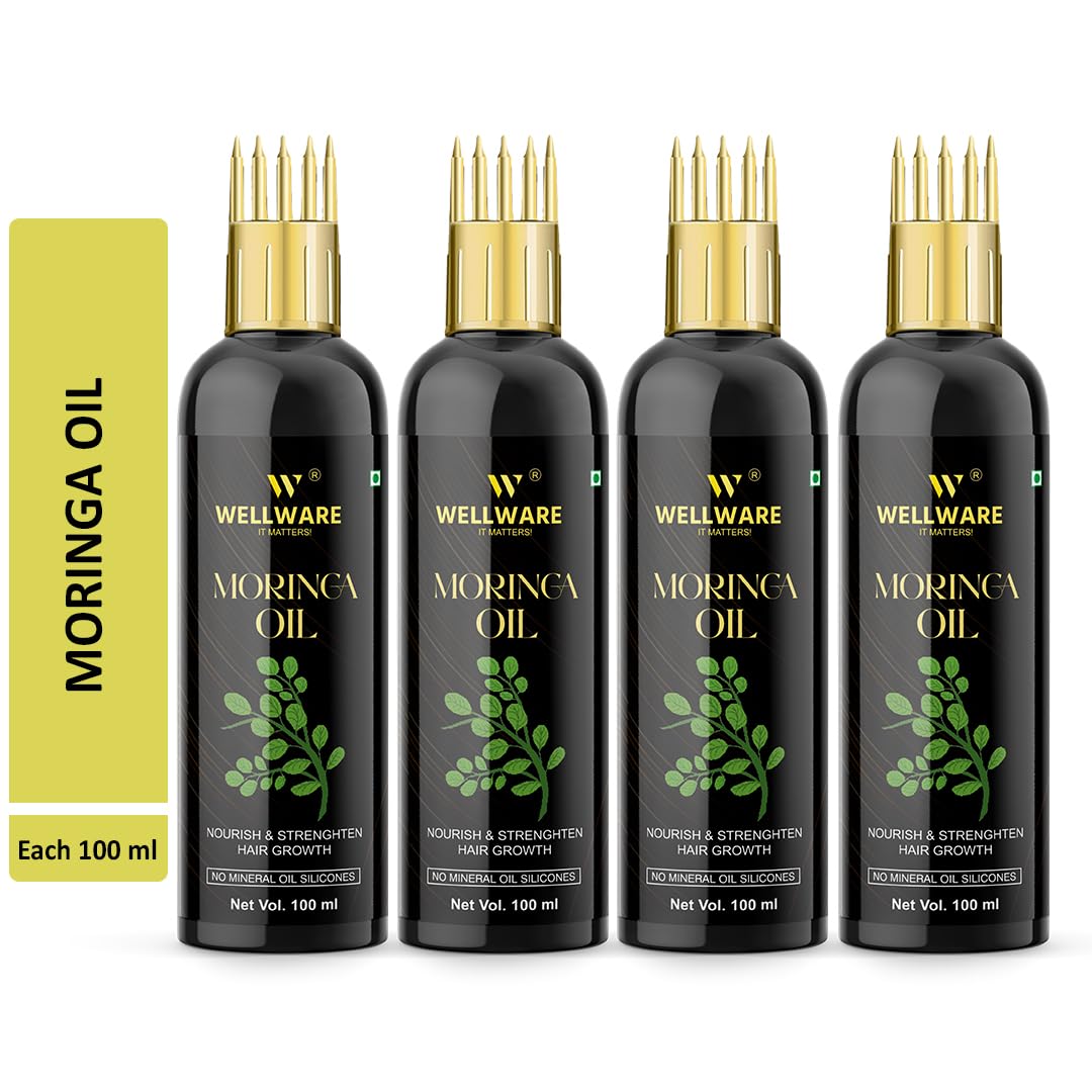 Buy WELLWARE Moringa Oil for Hair growth & Hair Fall Control Oil With ...