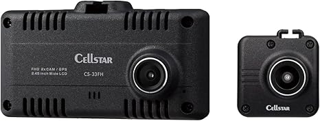 Amazon.co.jp: セルスター ドライブレコーダー 前後2カメラ CS-33FH 200万画素/200万画素 FullHD HDR 2.45インチ タッチパネル microSD ...