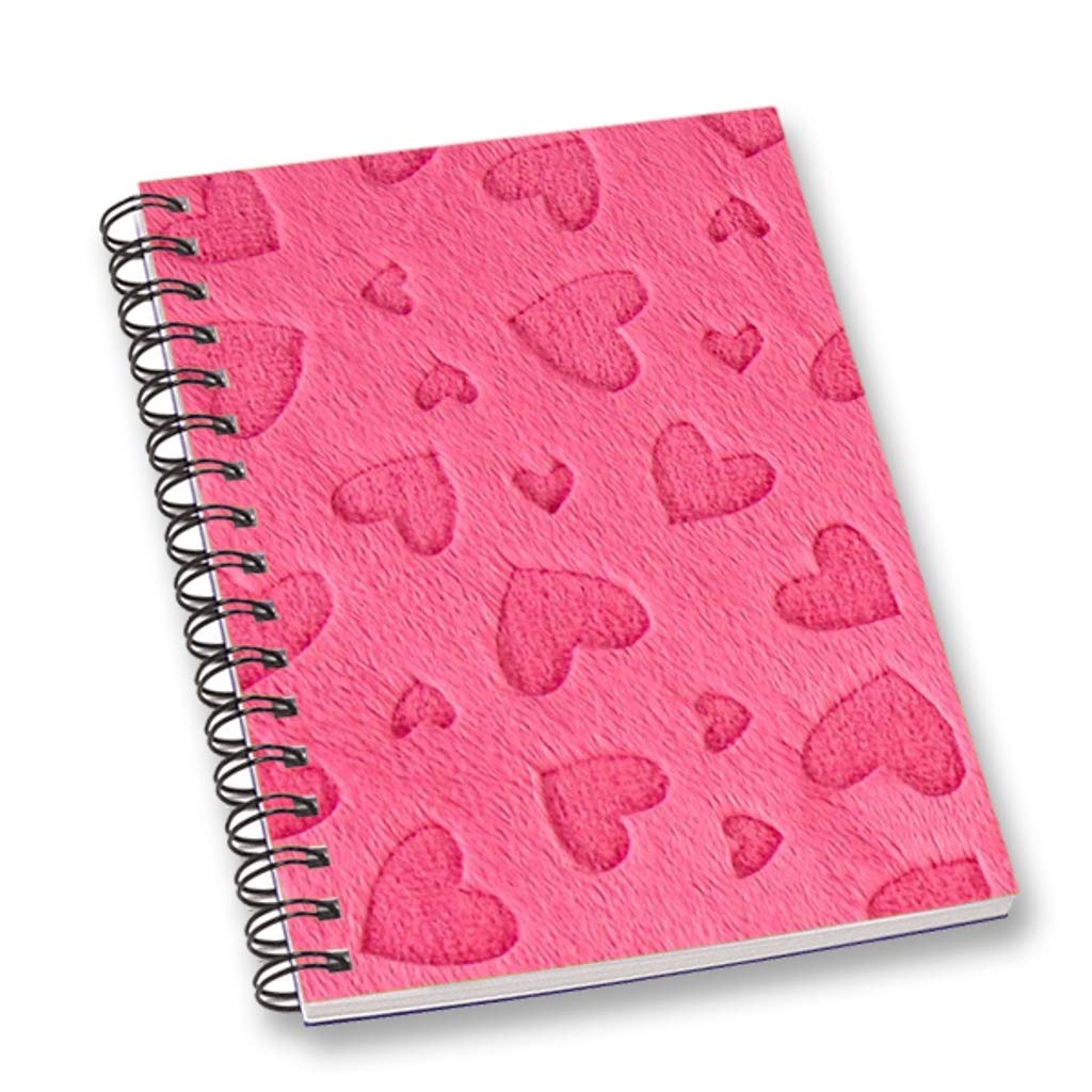 RADANYA Heart Printed Notebook Pink Notebook Stationary Journal Diary ...