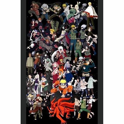 POSTER WALLAH Naruto Anime Poster for Home Office and Student Room Wall ...