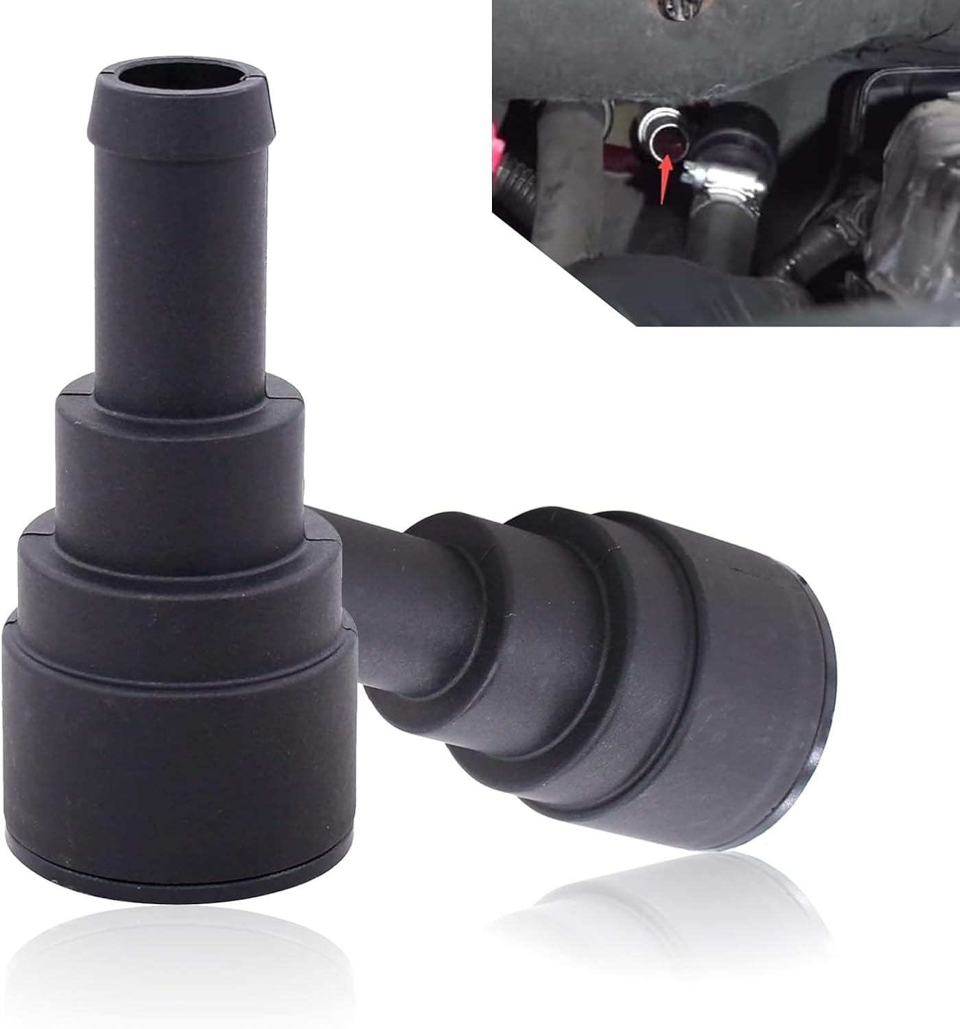 Amazon.com: jokormo 2 PCS Car Heater Coolant Hose Connector, Plastic ...