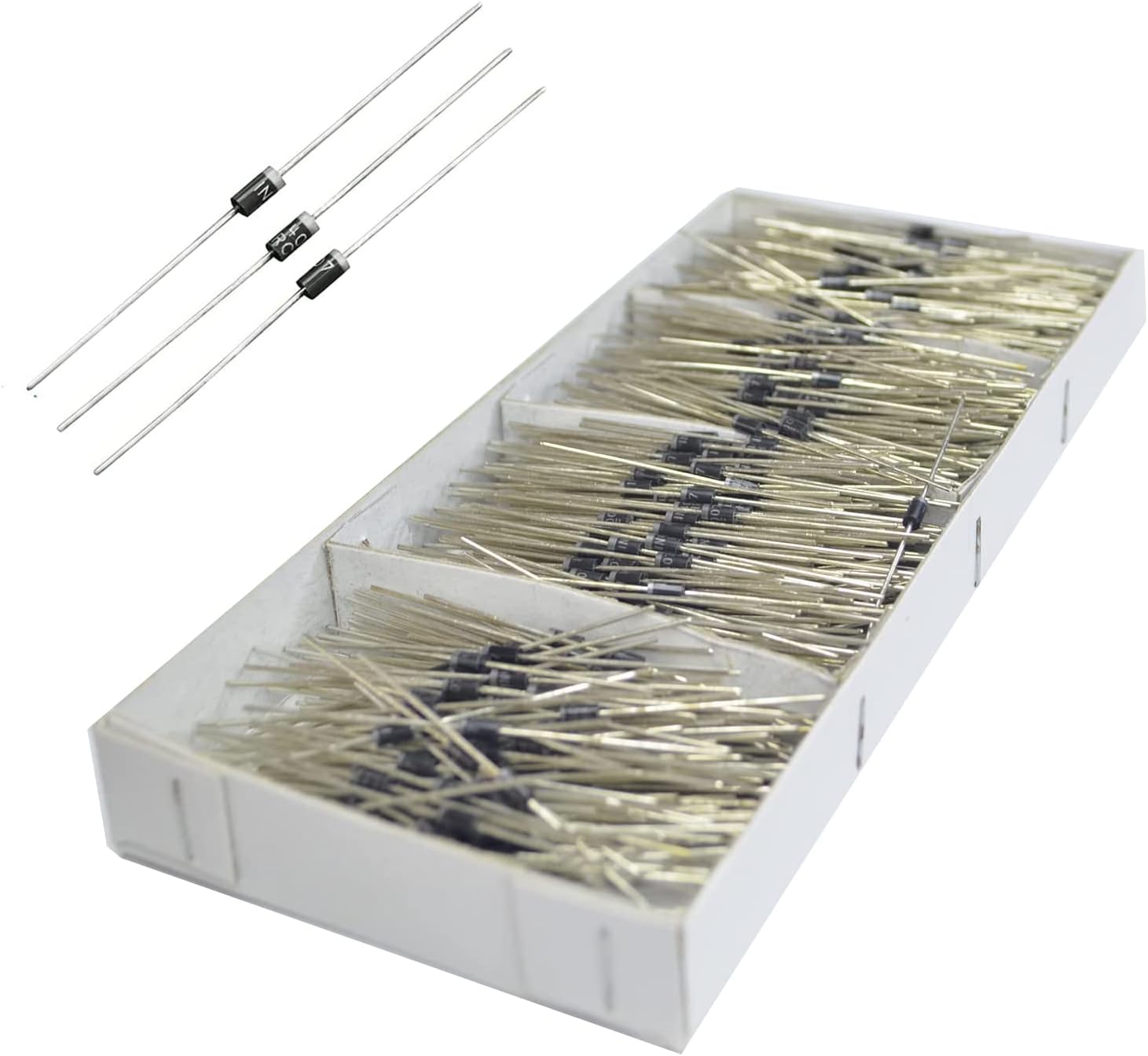 Amazon.com: 1N4007 in-line Rectifier diode 1A 1N4007 Electronic Silicon ...