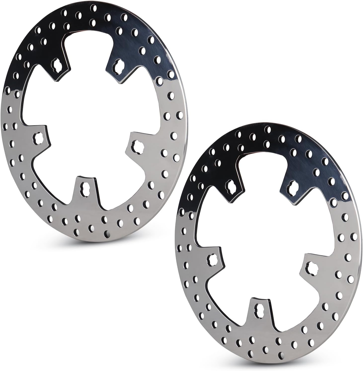Amazon.com: Chabushi 2 PCS 11.8'' Front Brake Rotors for Harley Road ...