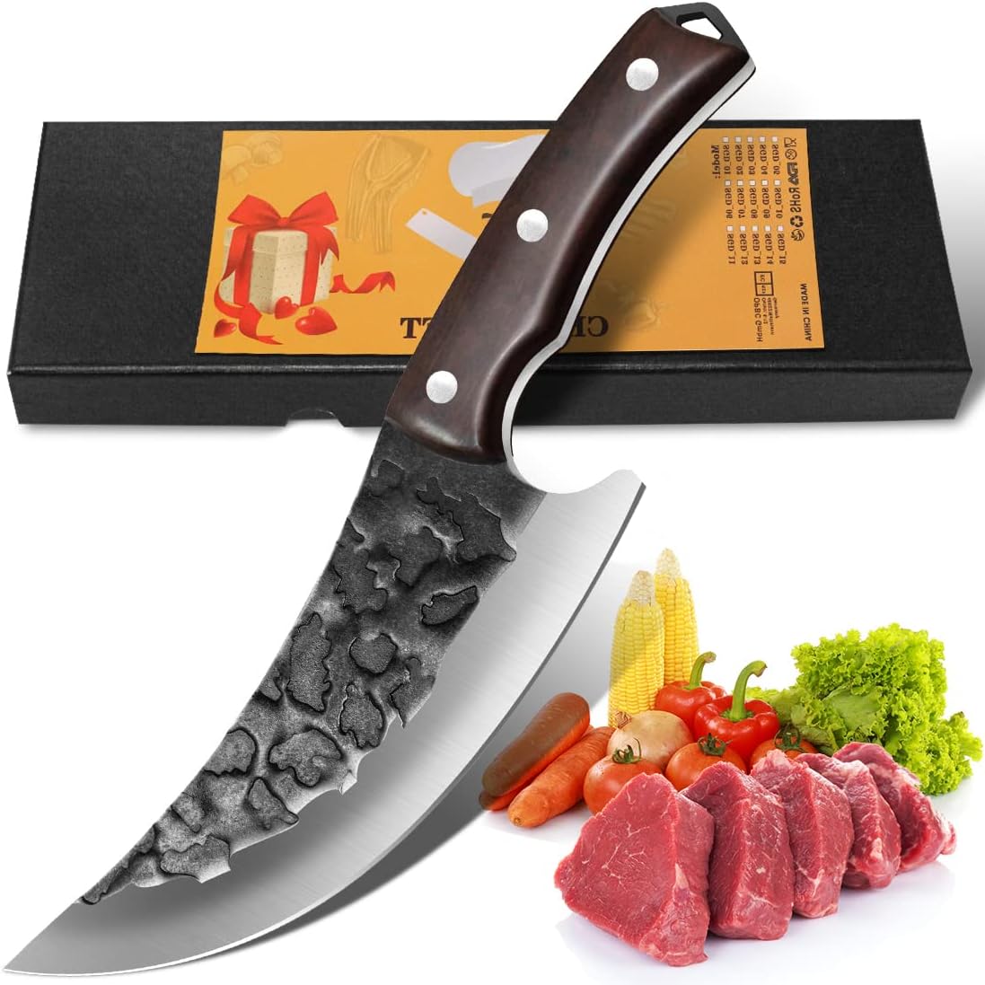 Matsato Chef Knife. Japanese Knife for Cooking, Chopping, Boning. Sharp ...