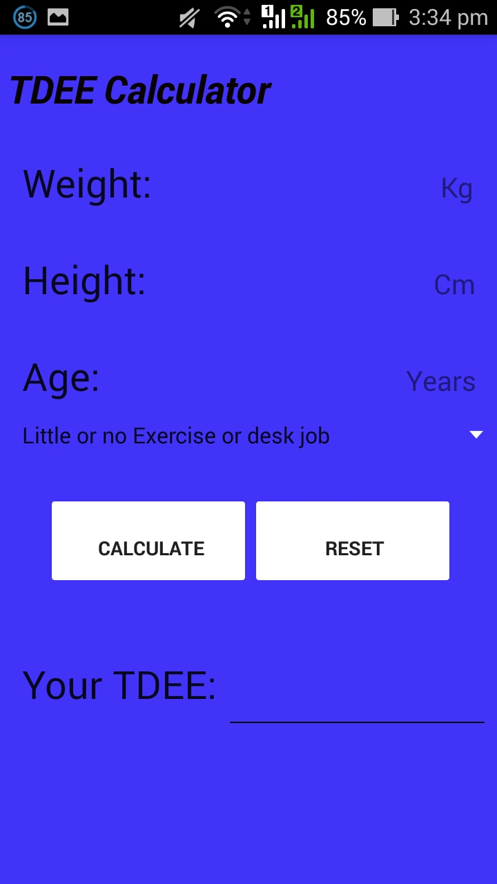 Body Parameter Calculator - App on Amazon Appstore