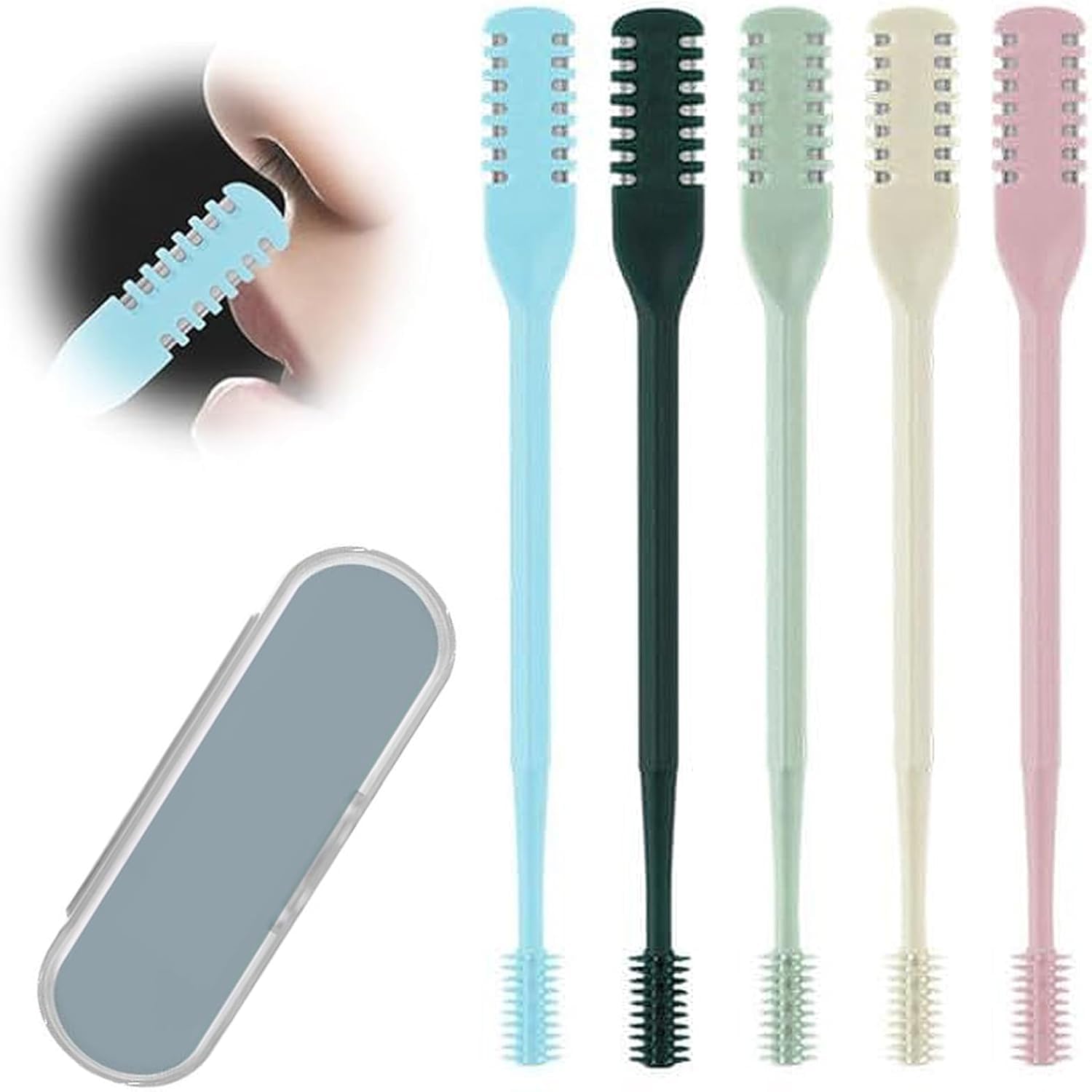 Amazon.com: Generic Nasal Hair Cutter Nasal Hair Razor Cutter Double ...