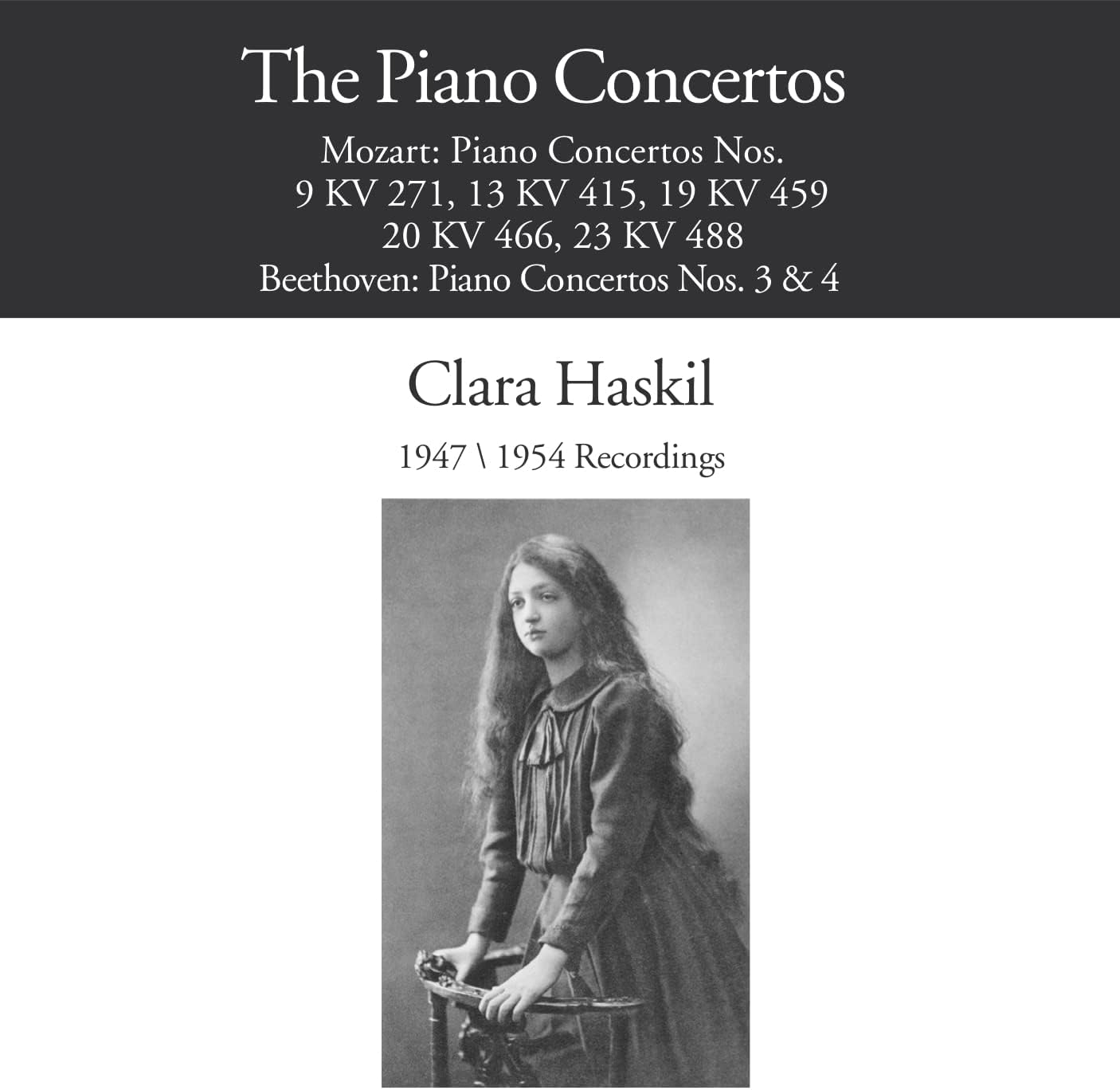 Amazon.co.jp: Clara Haskil: The Piano Concertos - 1947-54 Recordings ...