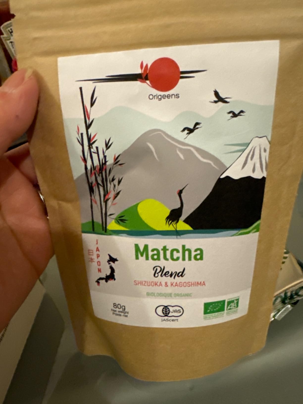 ORIGEENS Organic Japanese Matcha Tea - Blend from Shizuoka and ...