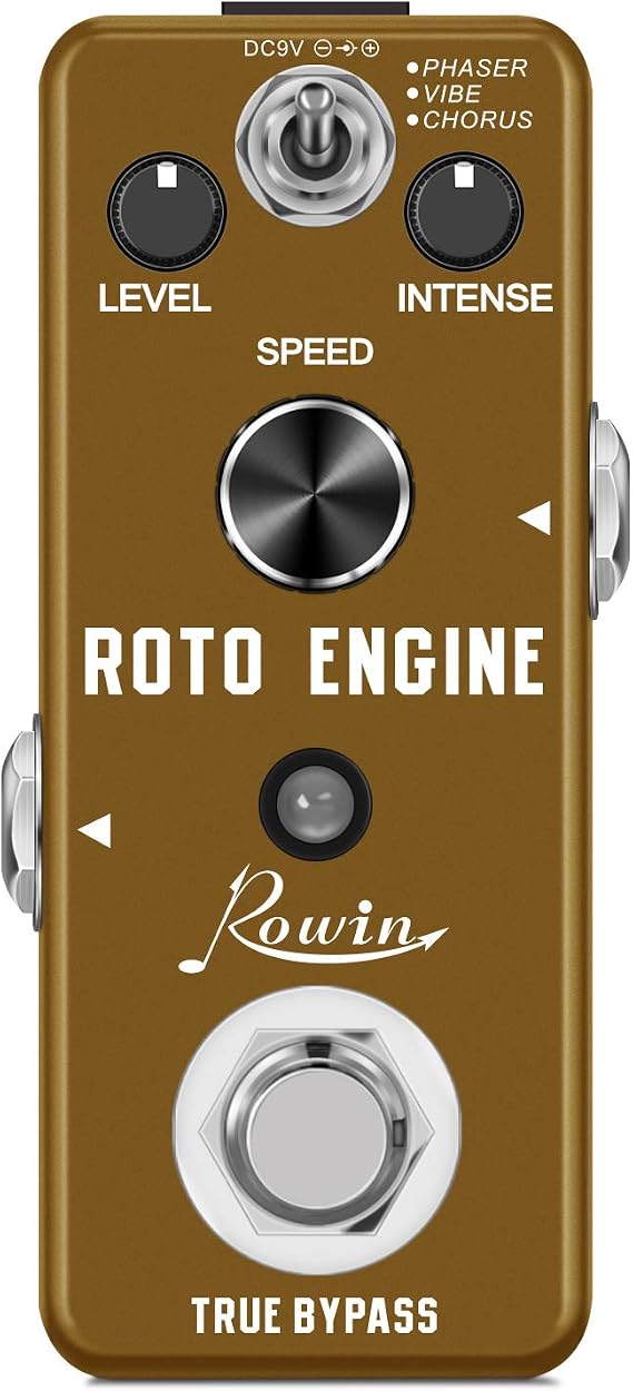 Amazon.com: Rowin ROTO ENGINE Rotary Speaker Simulator Effect Pedal ...