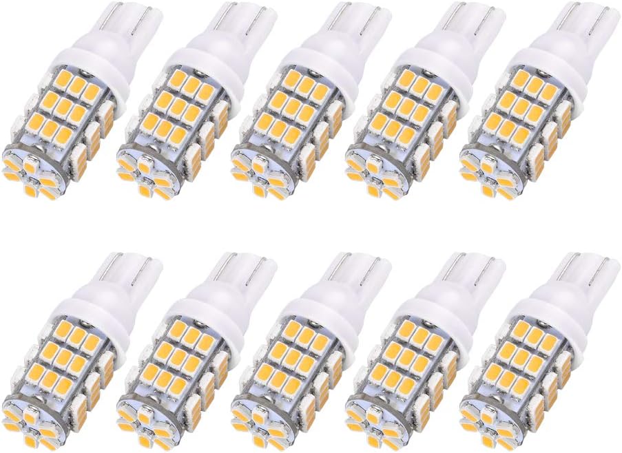 Amazon.com: YINTATECH T10 Wedge Side Trailer 42-SMD Warm White LED ...