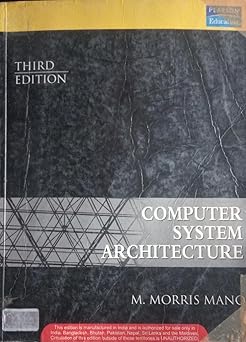 Amazon.in: Buy Computer System Architecture by M. Morris Mano Second ...