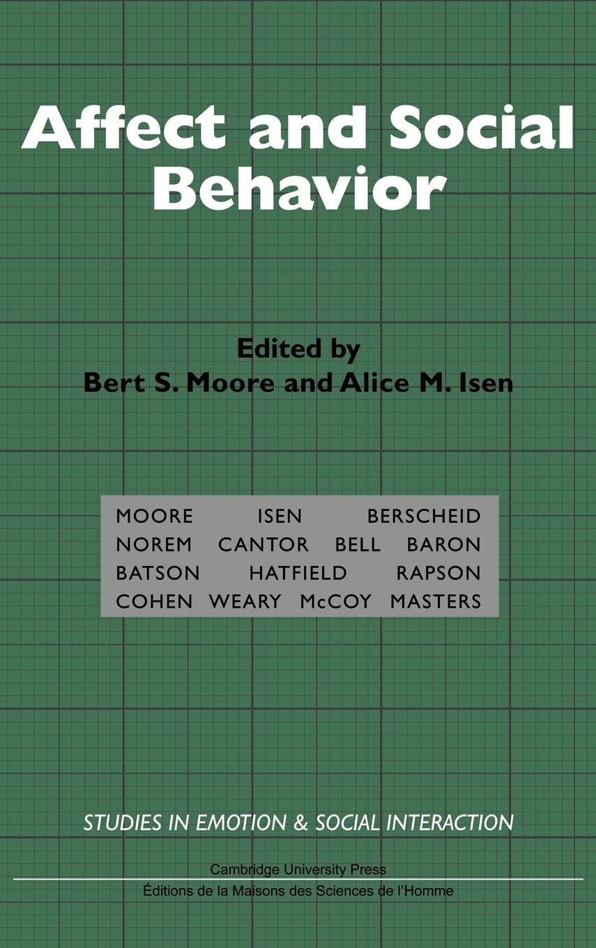 Amazon.com: Affect and Social Behavior (Studies in Emotion and Social ...