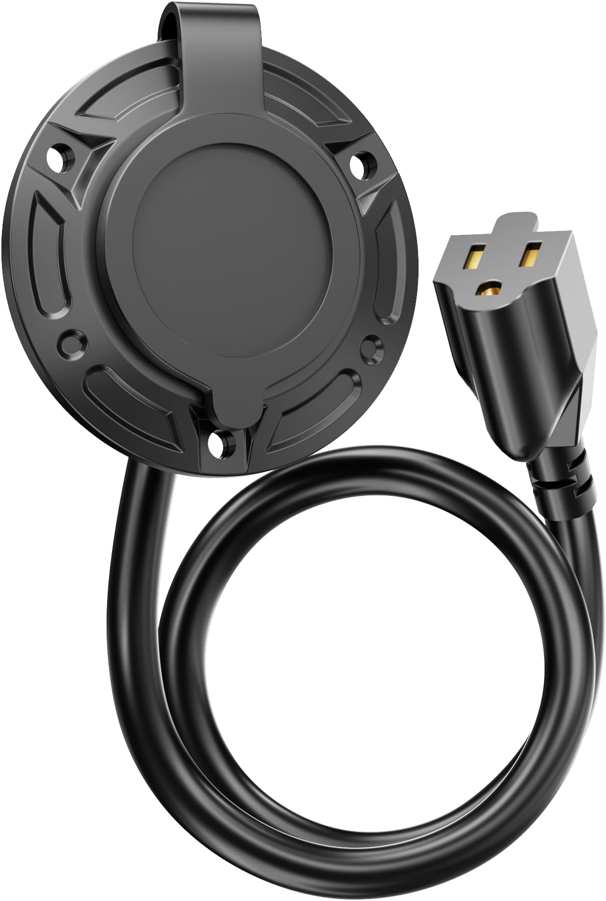 Amazon.com: 15AMP 125V RV Shore Power Inlet Charger Plug AC Port Plug ...