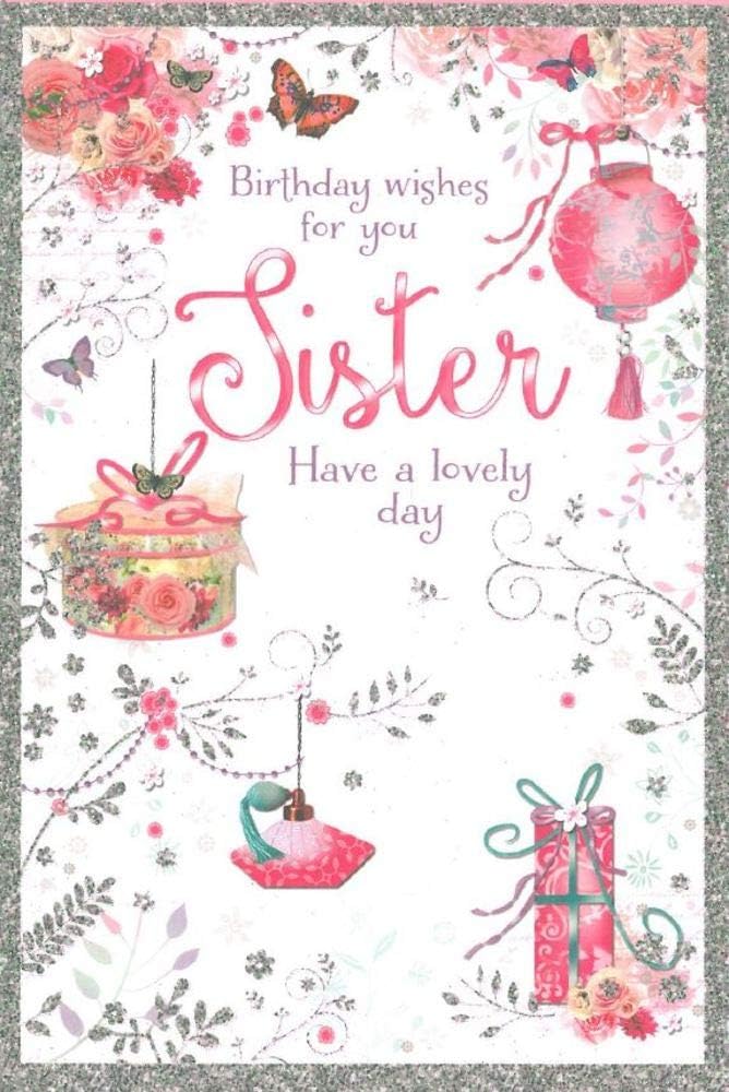 Artistic Special Sister Birthday Card (JJ-SG13) - Pink Carnations and ...