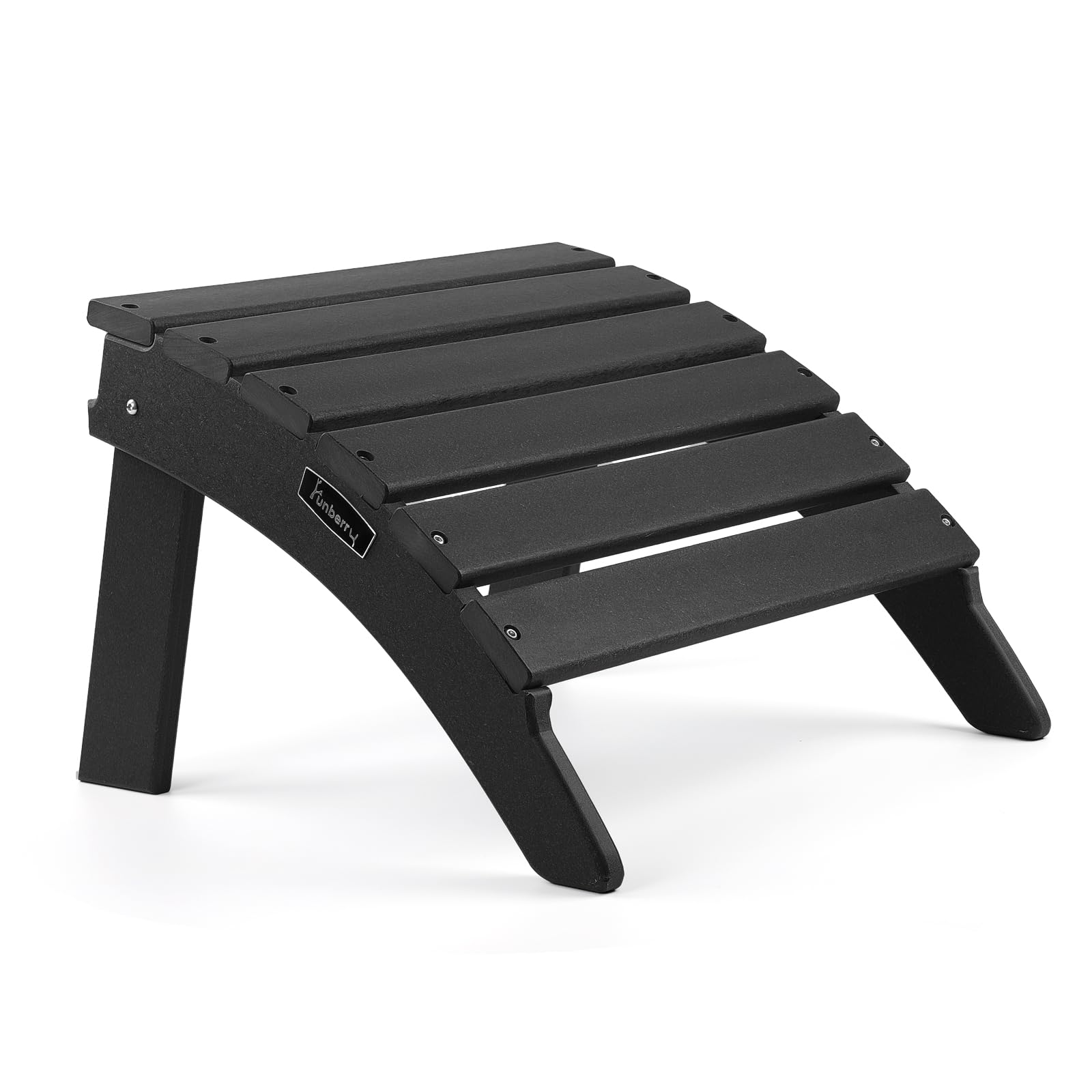 Amazon.com: FUNBERRY Folding Adirondack Ottoman, HDPE All Weather ...
