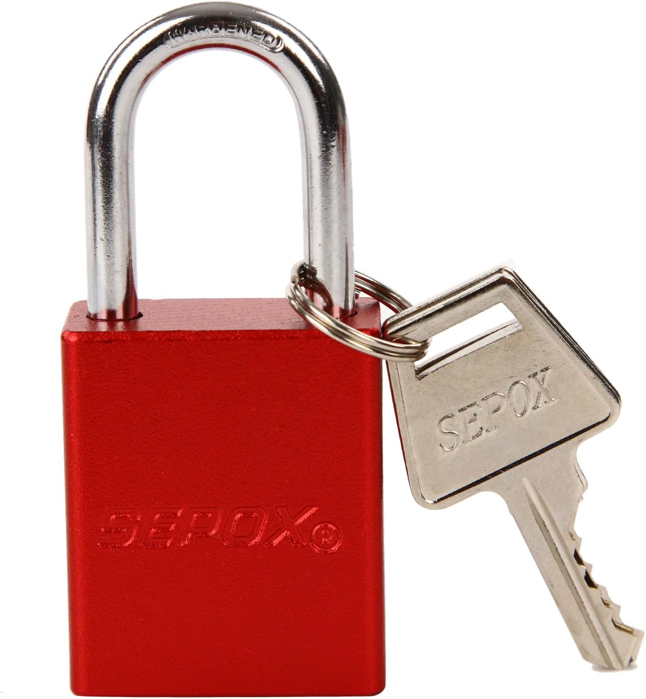 SEPOX® Ultra-Durable Anti-Rust Outdoor Padlock - Red Aluminum 38mm 1-1/ ...