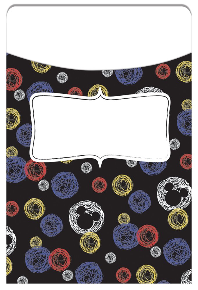 Amazon.com: Eureka Mickey Color Pop! Library Pockets (866400), 3.5 x 5. ...