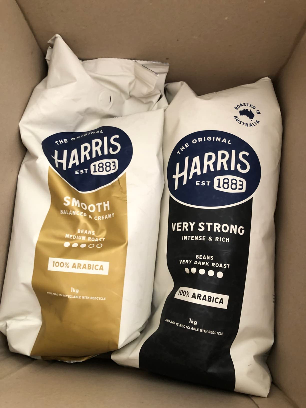 Harris Very Strong Coffee Beans, 1kg : Amazon.com.au: Grocery